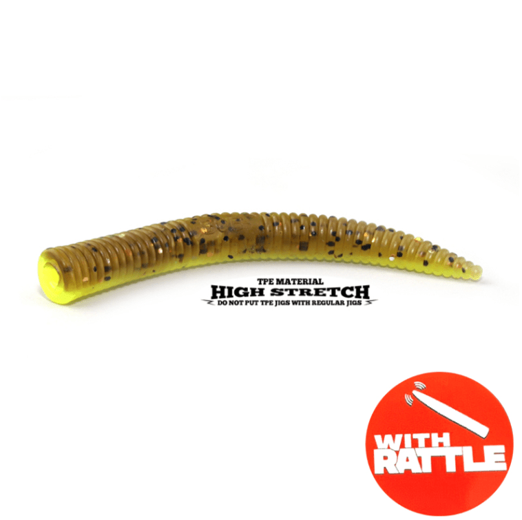 Nazeebo Worm Rattle 10cm Coppertreuse - Specimen Fishing UK